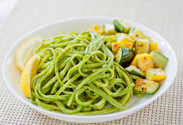 SPICE ISLAND VEGAN: Vegan Tallarin Verde - Peruvian Pasta with Spinach ...