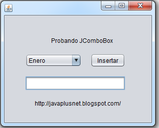 Java + Netbeans.: Probando JComboBox