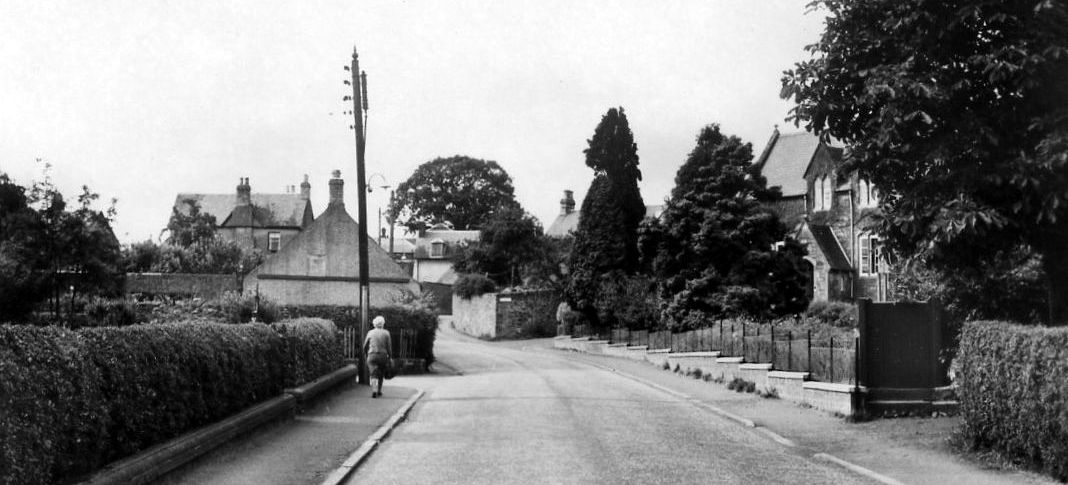 Tour Scotland: Old Photograph Station Road Errol Scotland