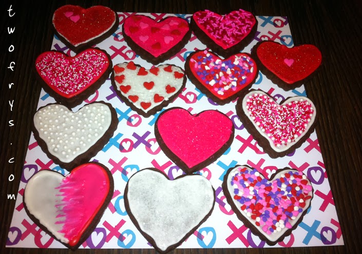 Two Frys: Chocolate Heart Cookies