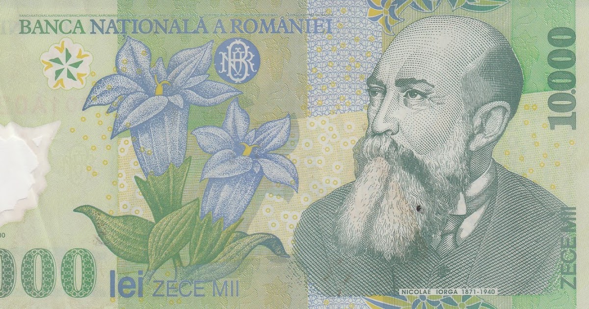 SCOTSBANKNOTES: POLYMER 10000 LEI NOTE FROM ROMANIA