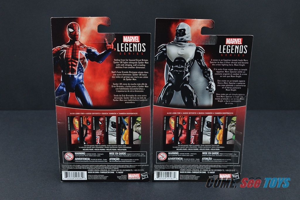 Come, See Toys: Marvel Legends Series 3.75" Spider-UK & Moon Knight