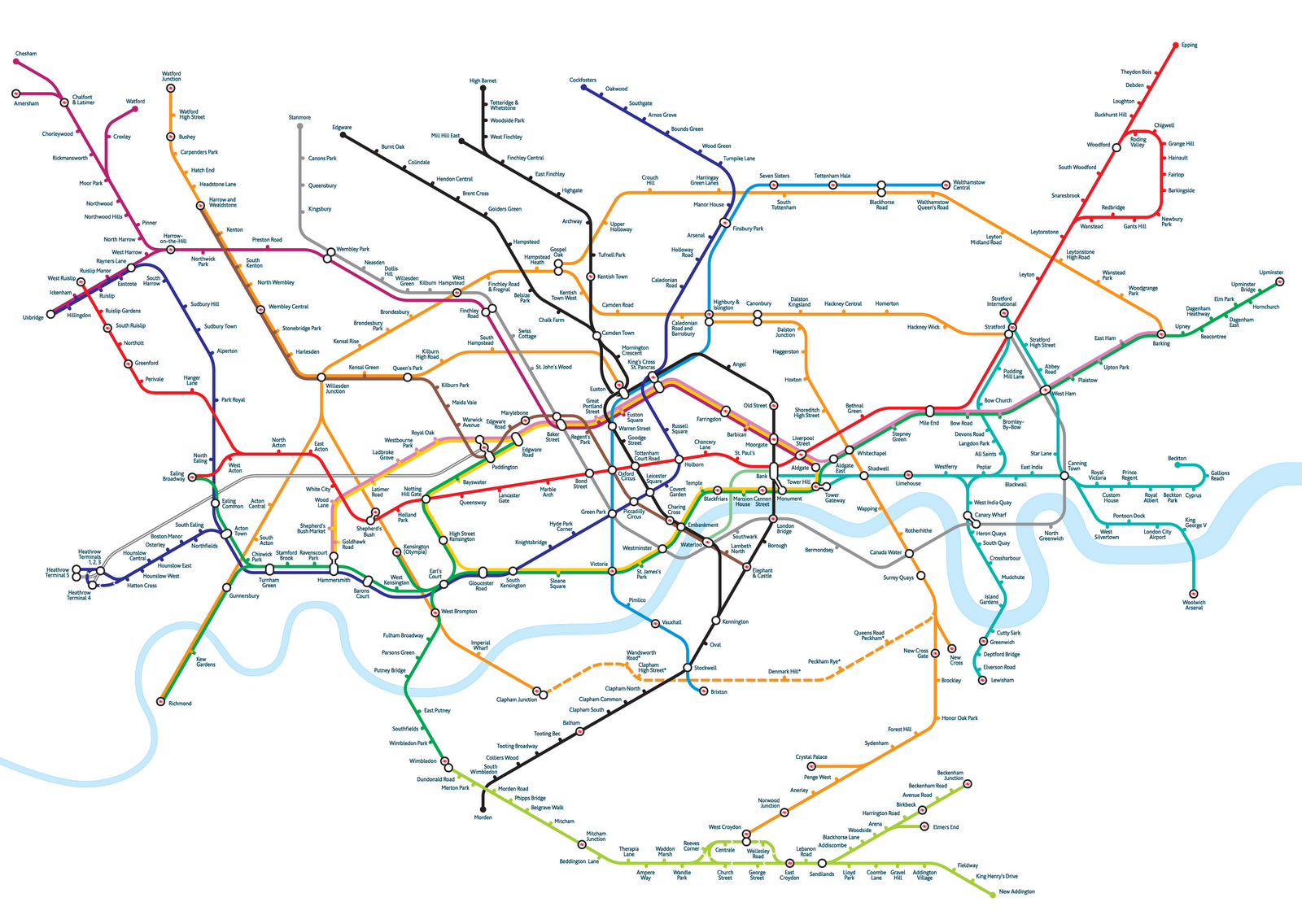 PEREZVON'S GEOMETRY: Metró: London