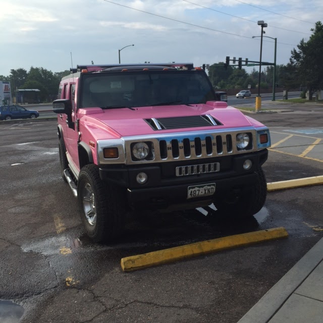 PHAMILYBLOG: A Pretty Pink SUV for Pink Saturday
