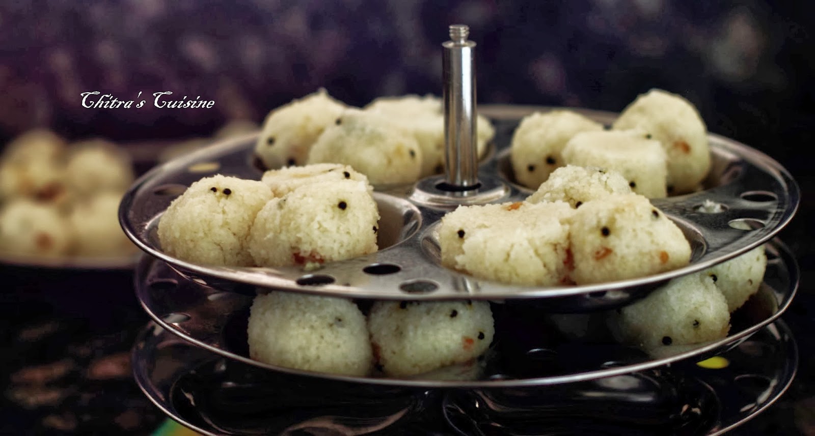 Chitra's Cuisine: Steamed Rice Balls/Upma Kozhukattai