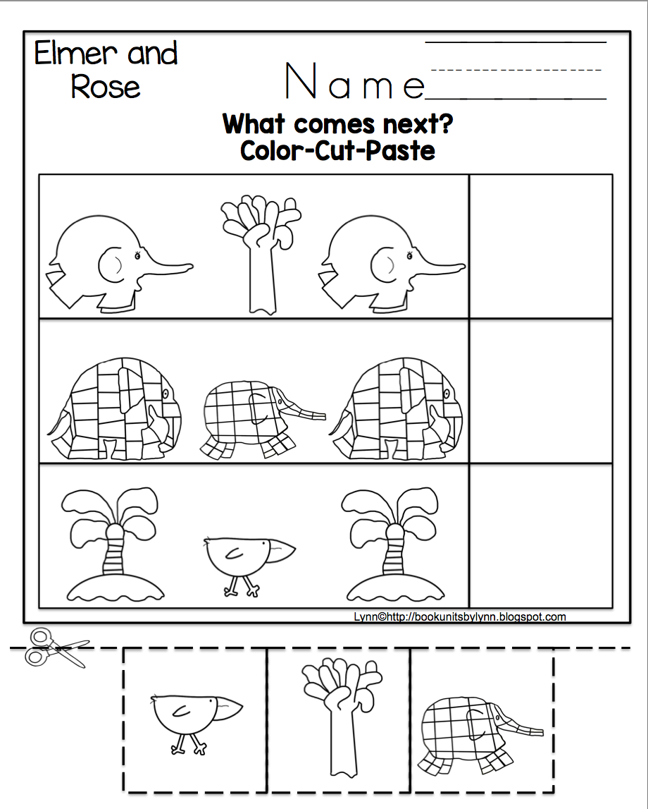 ELMER AND ROSE BOOK UNIT ~ Book Units by Lynn