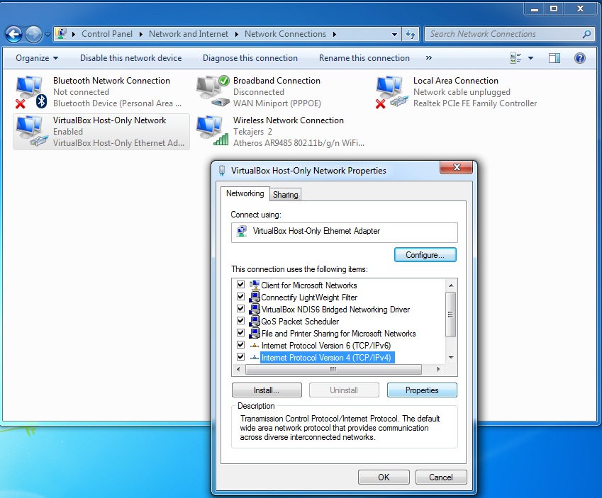 Gateway Mac Address For Virtualbox Host Only Network Lasopamaryland