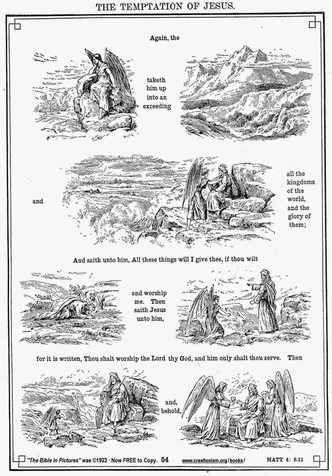 Babele 2 = English to learn: BKJV/4/NT01-4. § 4. Matthew Chapter 4.