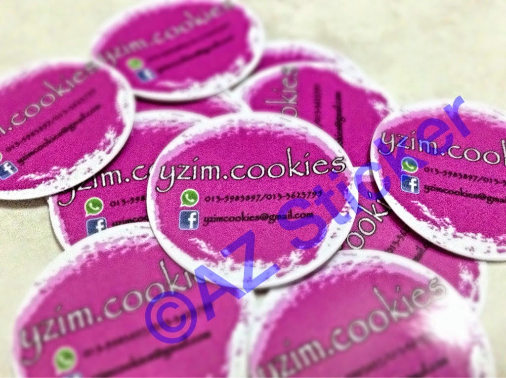 AZ Label Name Stickers Printing: Label Sticker Untuk Makanan (Coookies ...