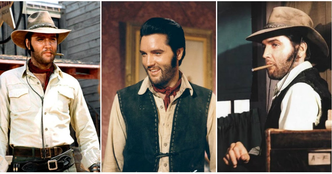 Rare Color Photographs of a Bearded Elvis Presley During Shooting for ...