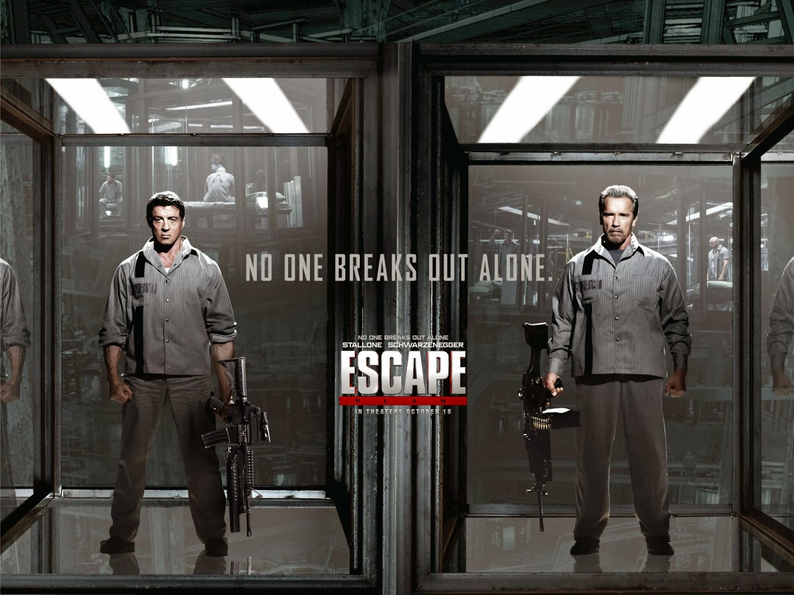 Sylvester Stallone And Arnold Schwarzenegger Escape Plan