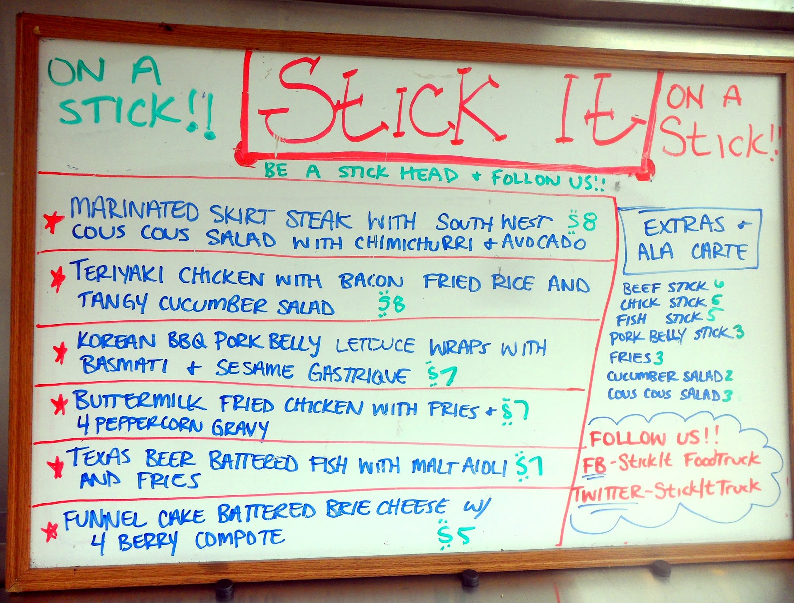 Houston Food Truck Foodie: Stick It Food Truck