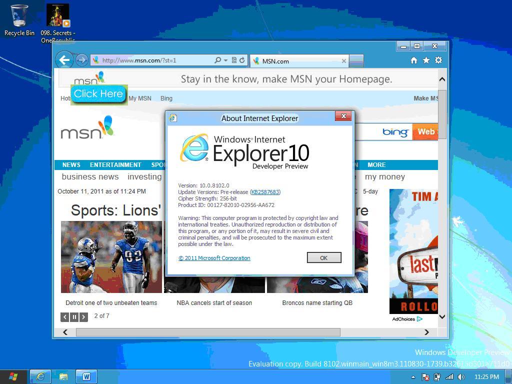 My Tech Sharing: Windows 8 Client - Switching to Desktop Mode