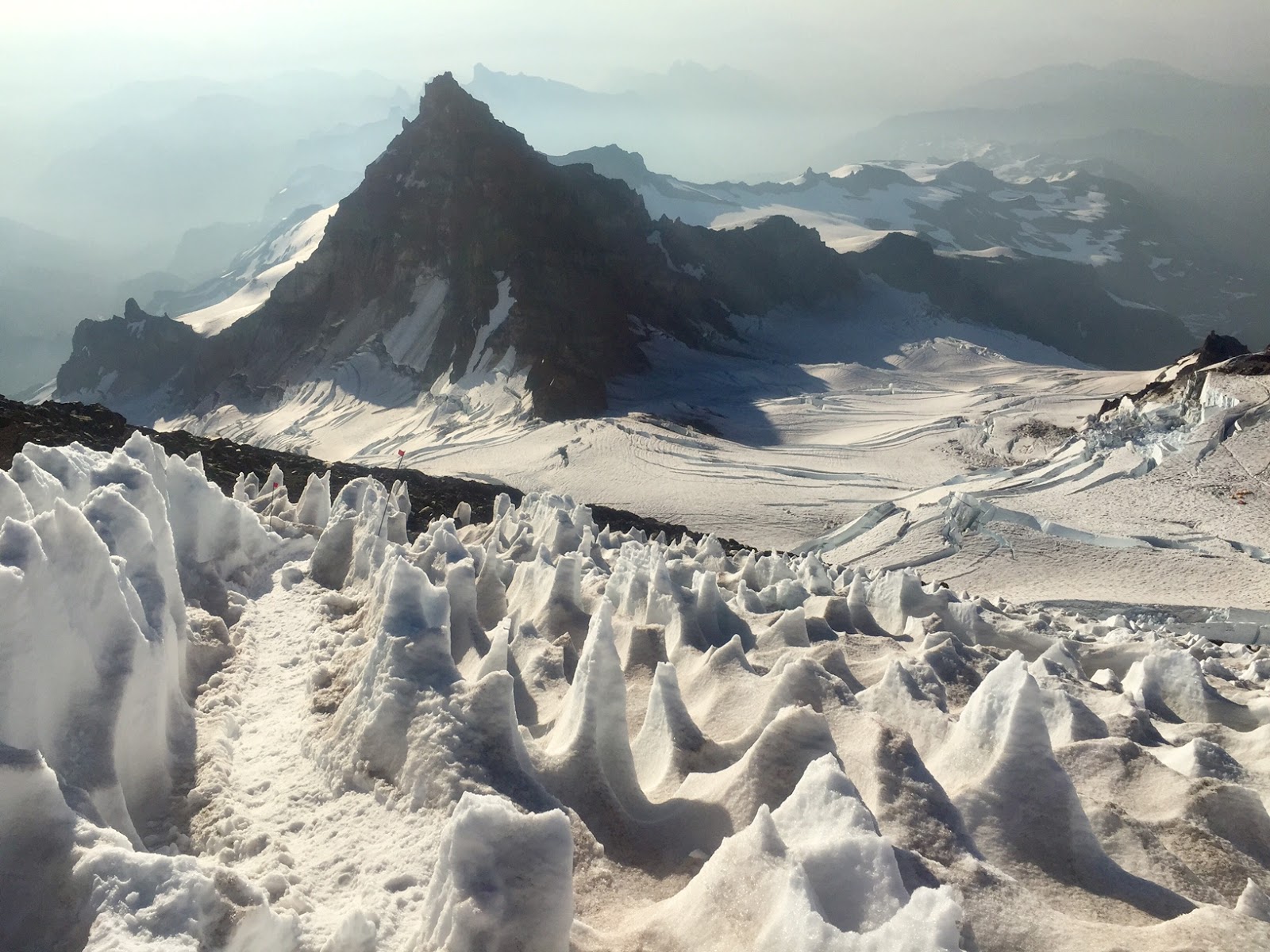 Mount Rainier Climbing: Disappointment Cleaver 8/5/17