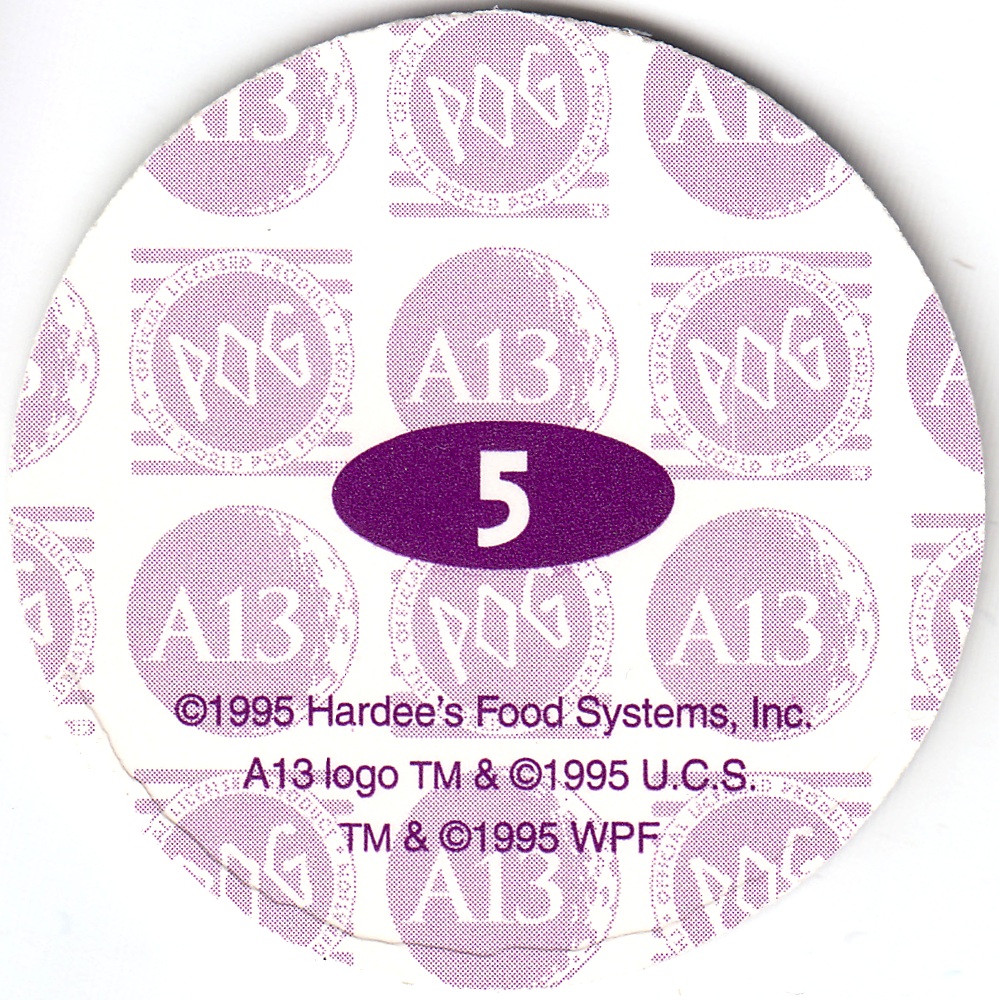 Toys and Stuff: Hardee's Apollo 13 Pog Collector Case - Pogs 1 - 10