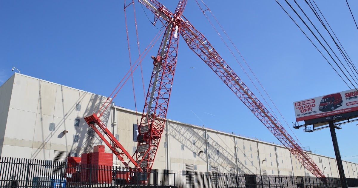 Industrial History: Manitowoc MLC300 Luffer Crane and Microsoft Server Farm