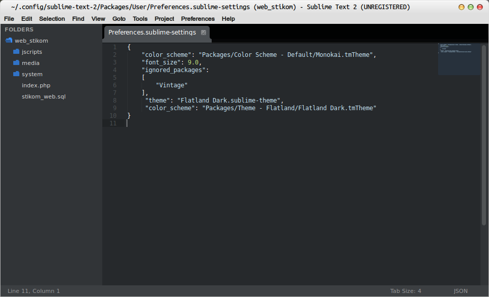 Cara Merubah Tampilan di Sublime Text 2 | Edi Share