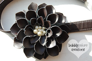 How to Make 3D Leather Flowers for Jewelry and Accessories / The ...