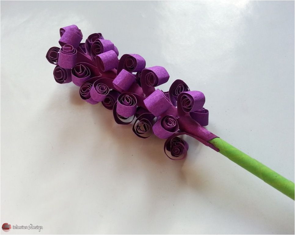 DIY Swirly Paper Flowers - Interior4desigN