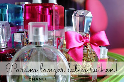 PiinkBeautyPrincess: Parfum langer laten ruiken