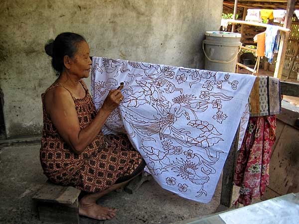 Indonesian Batik Process