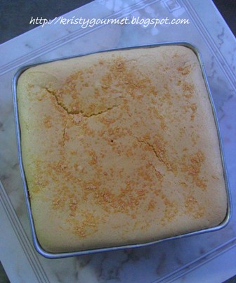 Taiwanese Danshui Cheese Sponge Cake 台湾淡水起士蛋糕