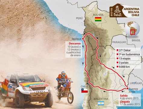 Bolivia tendrá cuatro días de Dakar en 2015 | Dakar por Bolivia