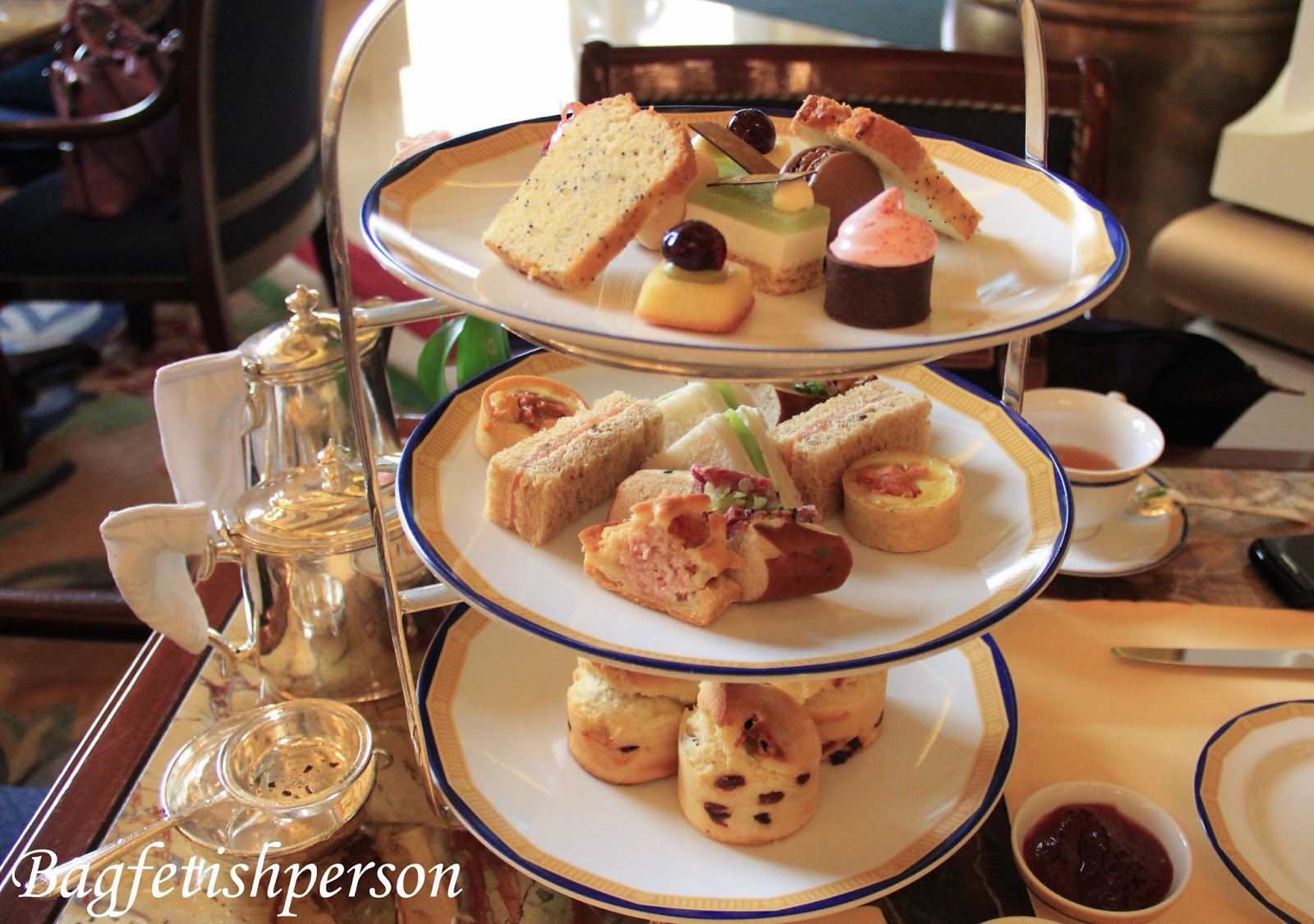 bagfetishperson: Afternoon tea at The Peninsula Hong Kong