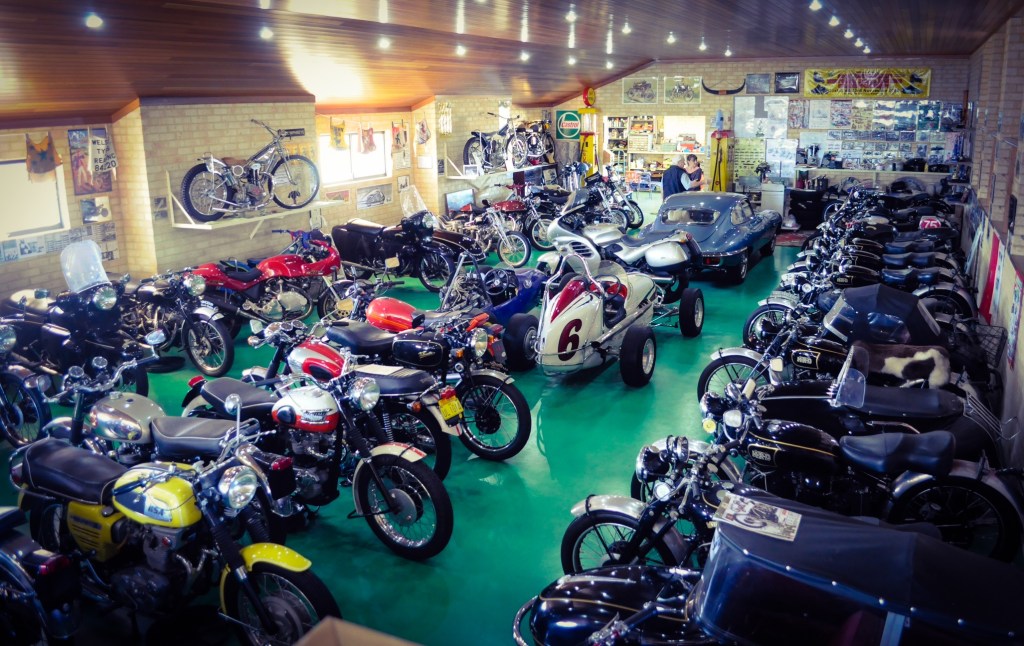 Just A Car Guy: probably the largest collection of Vincent motorbikes ...