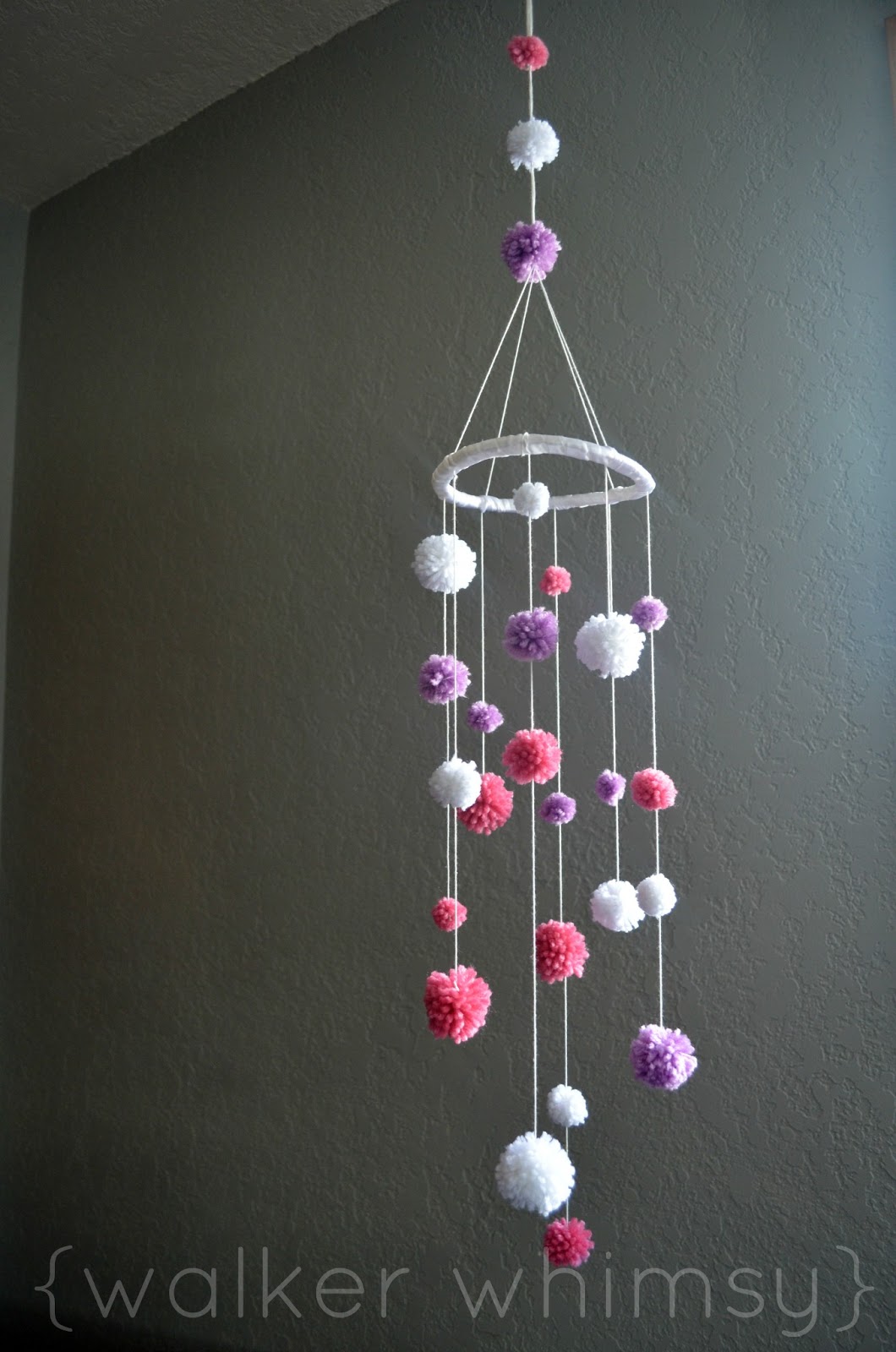{walker whimsy}: Pom Pom Mobile