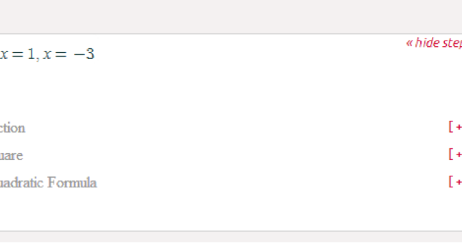 Symbolab Blog: High School Math Solutions – Quadratic Equations ...