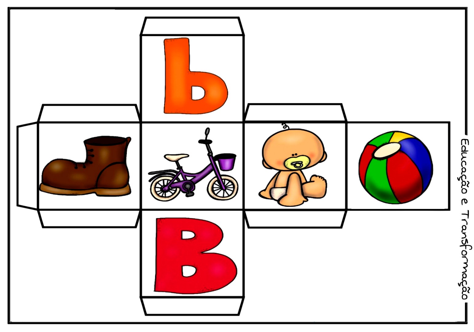 A Arte de Educar: Dados do alfabeto