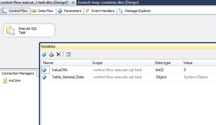 SQL Server Library: SSIS - Control Flow - Execute SQL Task