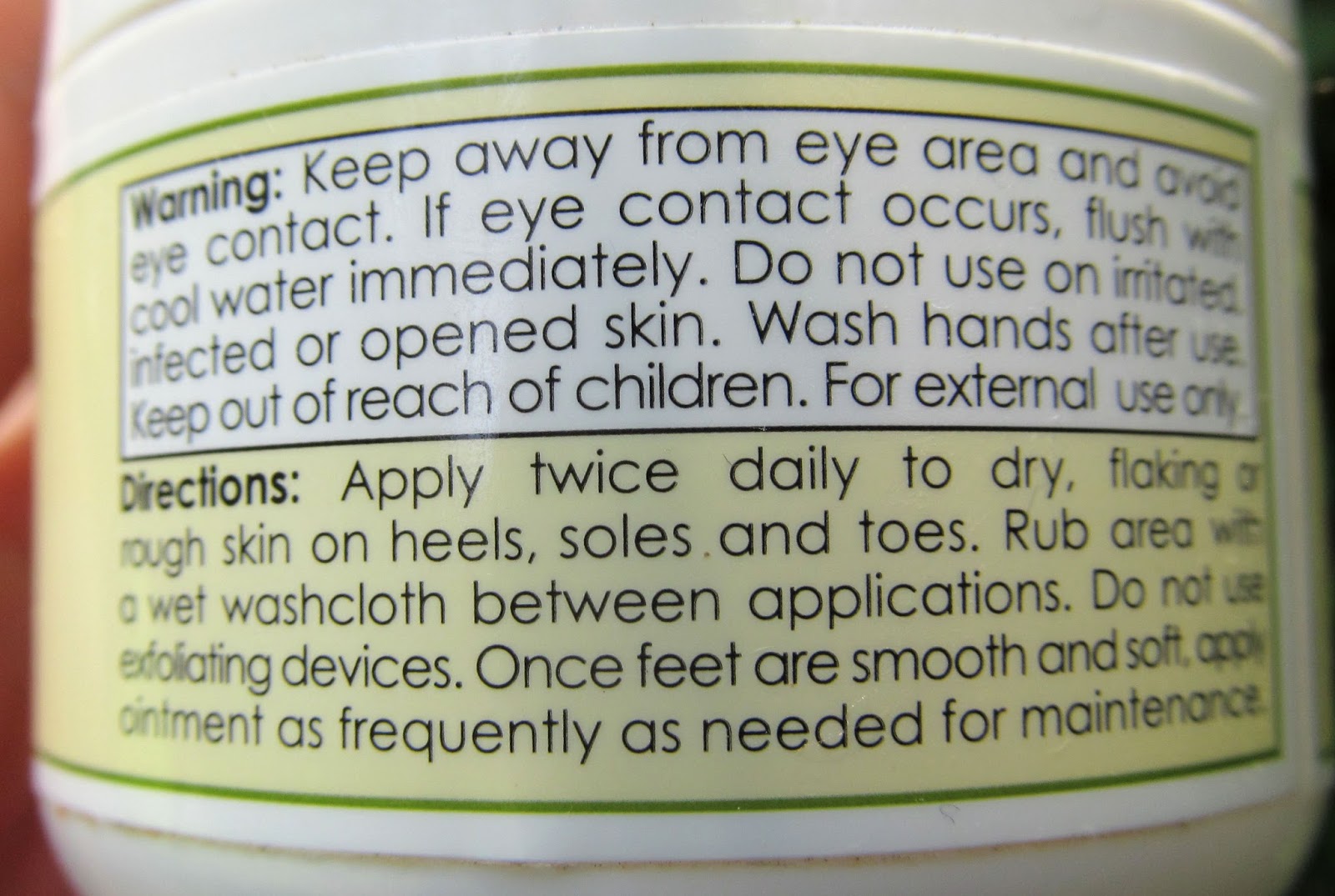 Bon Vivant Beauty: Callex: Exfoliating Ointment for Dry, Cracked Feet