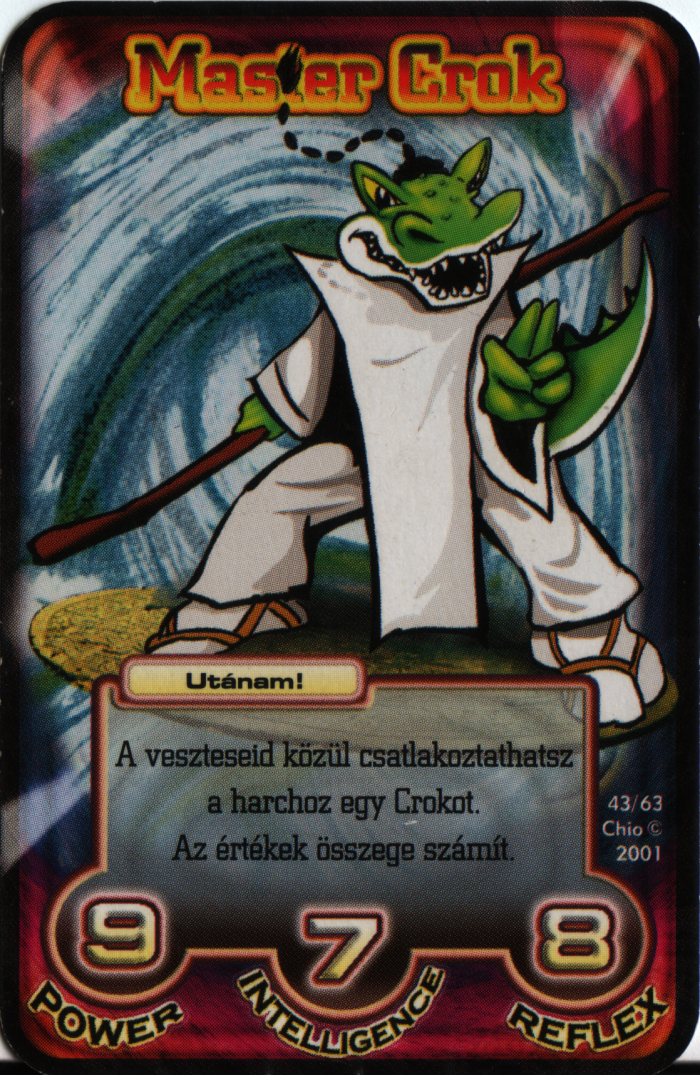 Master Crok kártyák: Master Crok #3