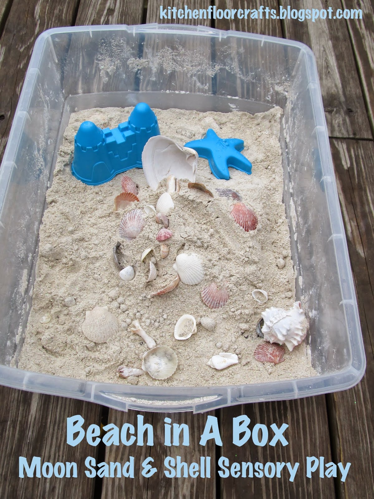 Kitchen Floor Crafts: 3 Ways to Play with Shells