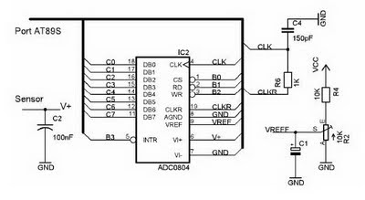 ADC 0804 Microcontroler Interface Engineering | Panel switch wiring