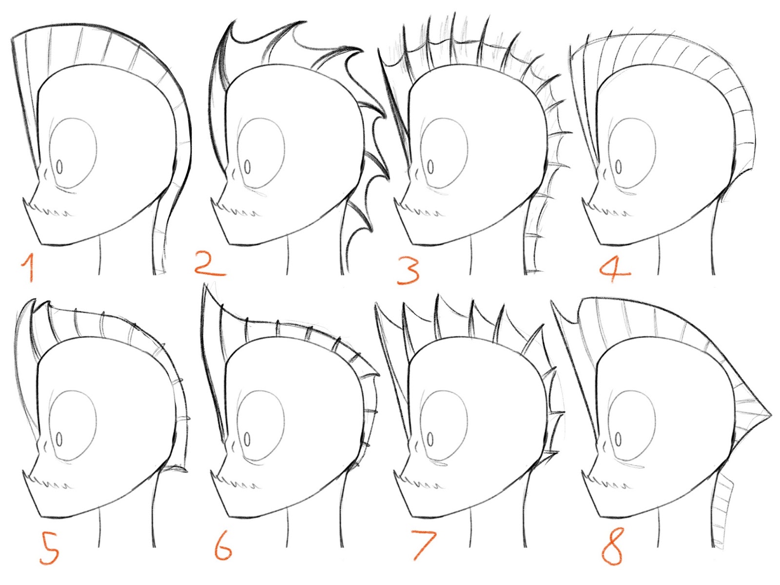 Brad King's Blog: Adaptation B - Fishman Head Fin/Sail Research and ...