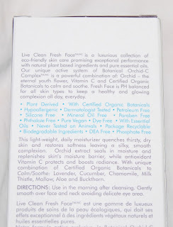 beauty squared: Live Clean Fresh Face Skincare Review and Photos