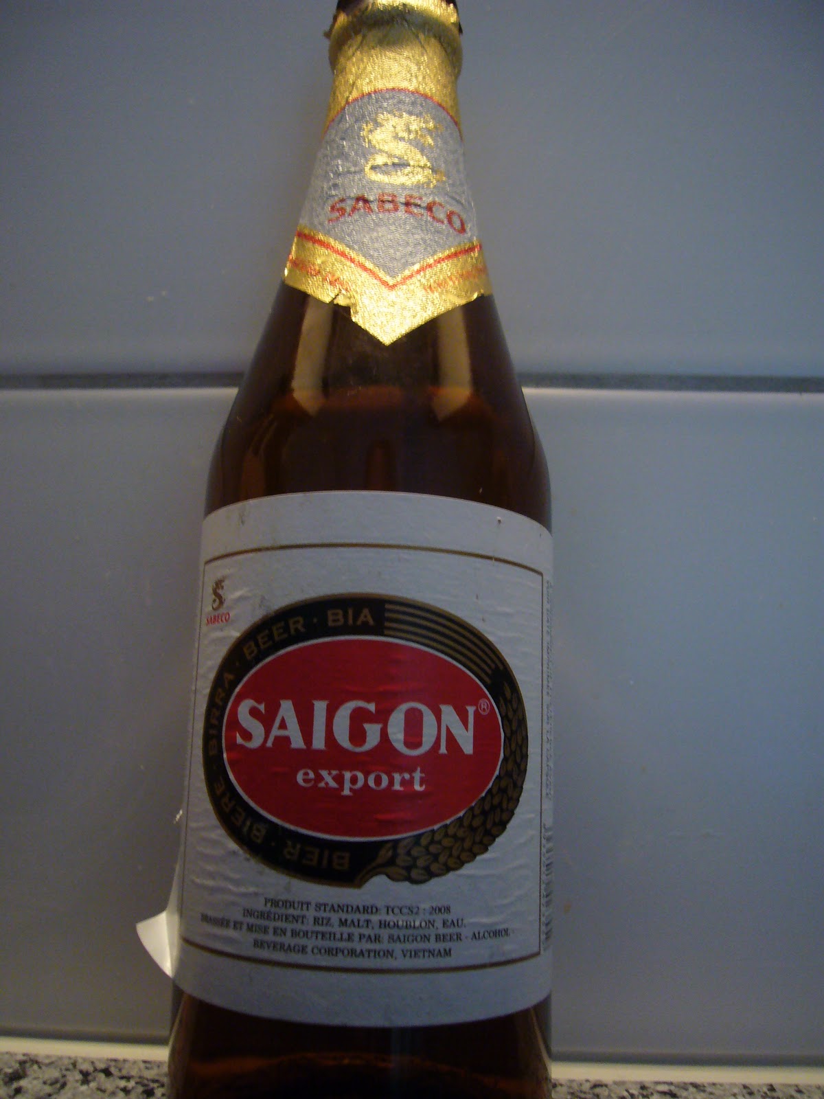 An- und Bemerkungen: Bier 136: Saigon export
