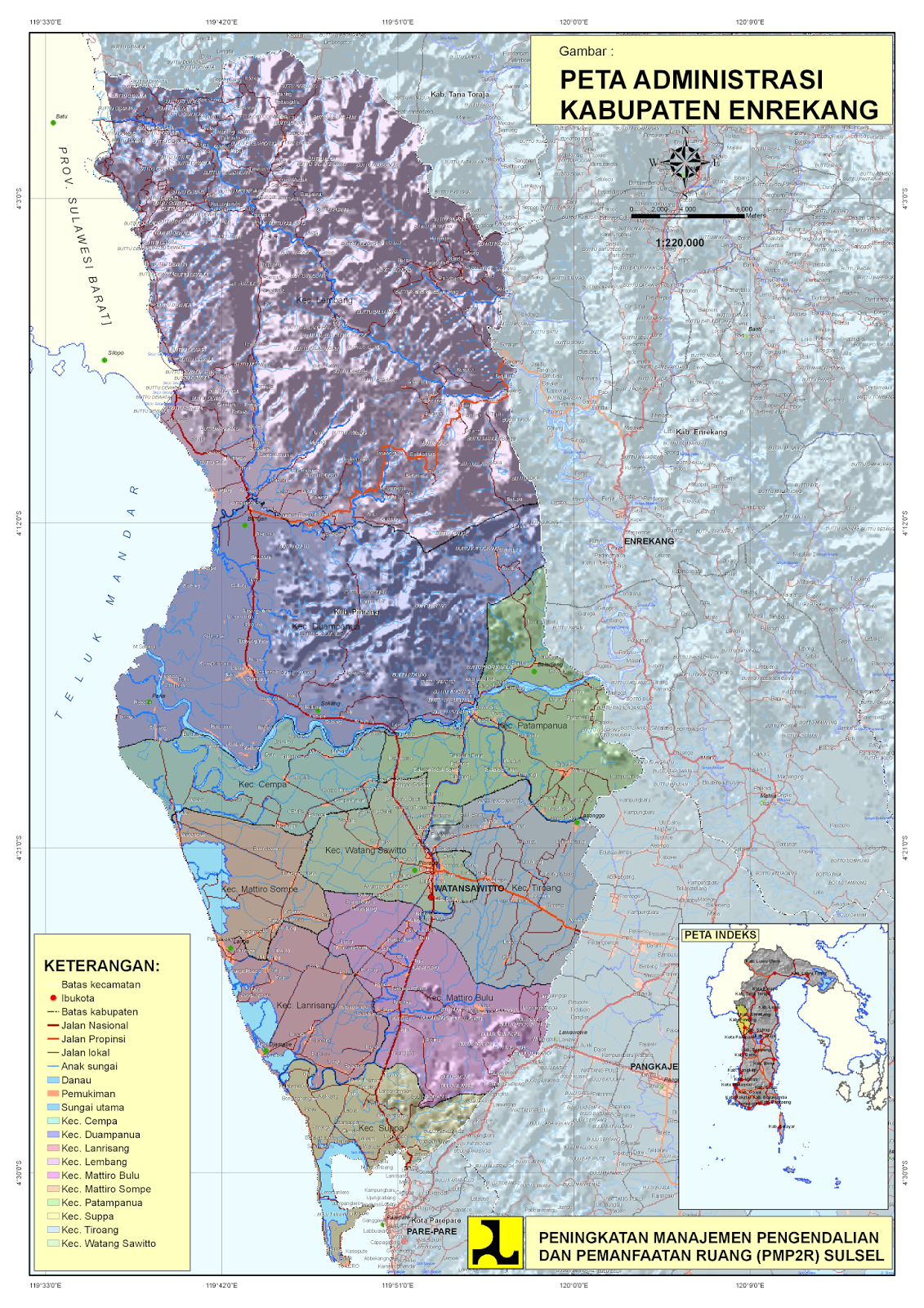 Teknik Perencanaan Wilayah dan Kota: Peta Administrasi Kabupaten di ...