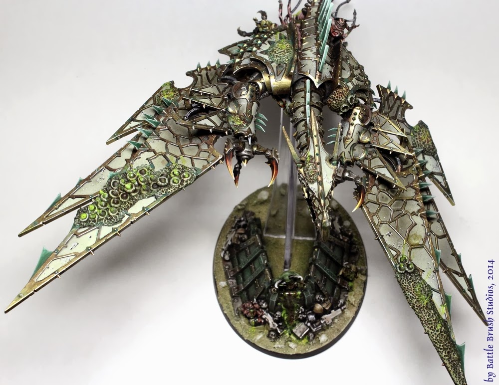 Battle Brush Studios: Showcase: Nurgle Heldrake