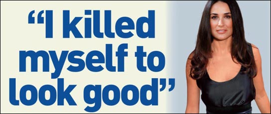 Demi Moore reveals why she's kicked her excercise addiction | News of ...