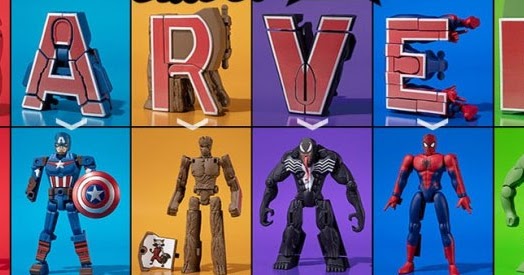 Bandai Marvel Letter Toys