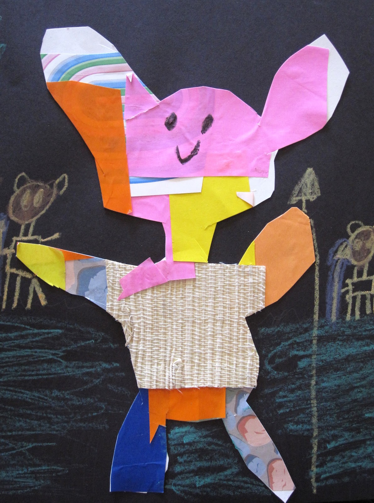 Art is Basic-- Art Teacher Blog: Patchwork Animals-- Kindergarten