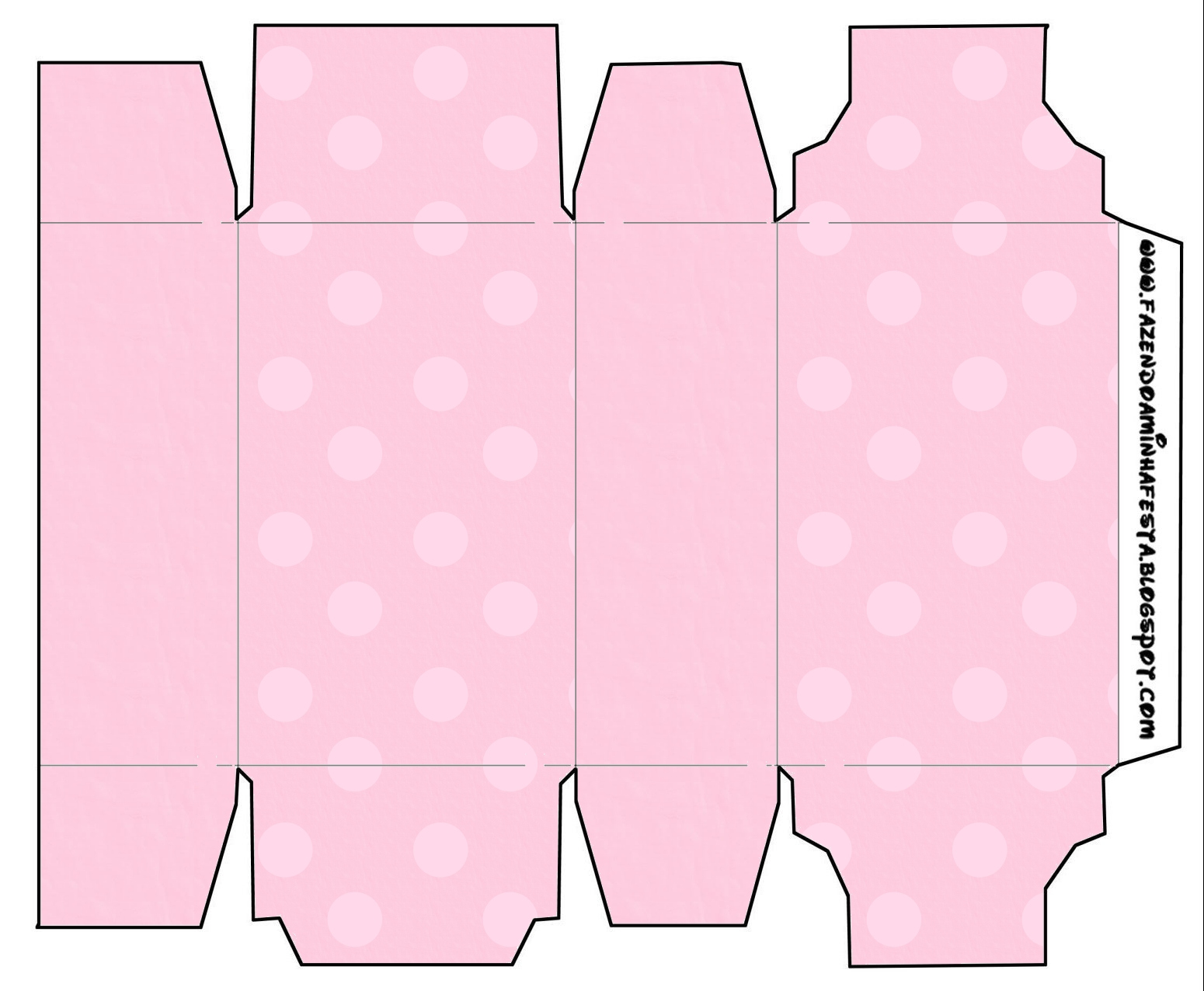 Pink with Polka Dots: Free Printable Boxes. | Oh My First Communion!