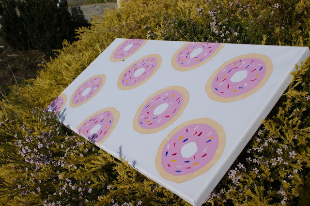 Super Easy DIY Donut Painting! - Sofie Louise