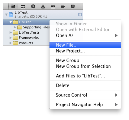 Developer's Note: Build Static Library in Xcode 4