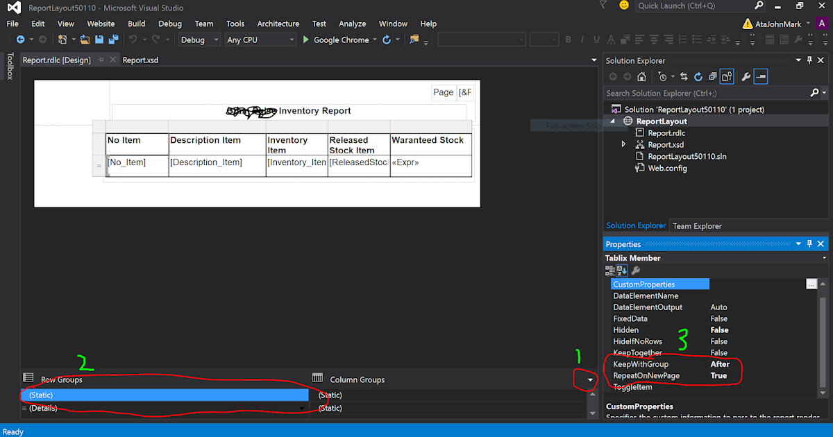 Microsoft Dynamics NAV/Business Central: Repeat table Header on all pages of a report
