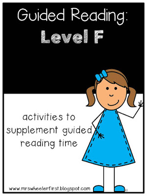 Mrs. Wheeler's First Grade Tidbits: Guided Reading: Levels E and F